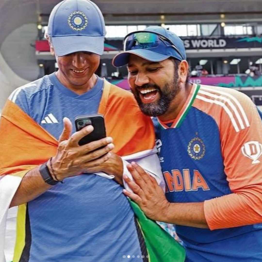 Rohit Sharma Honors Rahul Dravid with Touching Instagram Post - SportsGAGA